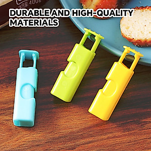 Yoben Bread Bag Clips Reusable,Kitchen Clips For Bags,Plastic Snack Bag Clips For Food Chips And Other Food Bags,Easy To Use General Bag Clips For Food Storage (4pcs)