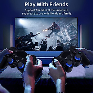 USB 2.4G Wireless Game Controller 2 Pack for PC/Laptop Computer (Windows XP/7/8/10)/ Android / PS3 & Steam Joystick Gamepad for pc Games Controller Compatible Android