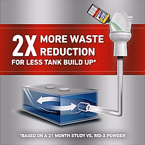 Rid-X Platinum Septic System Treatment, 3 Month Supply of Liquid, 24 Fl Oz