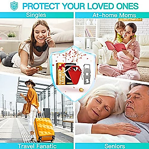 Portable Door Lock for Travel Essential: 4Pack Upgraded Hotel Home Security Safety Locks from Inside Apartment Traveling Front Door Room Security Devices Travel Gifts for Travelers Women