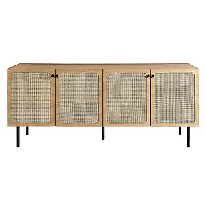 Modway Chaucer Modern Wood Grain Buffet Table Sideboard in Oak