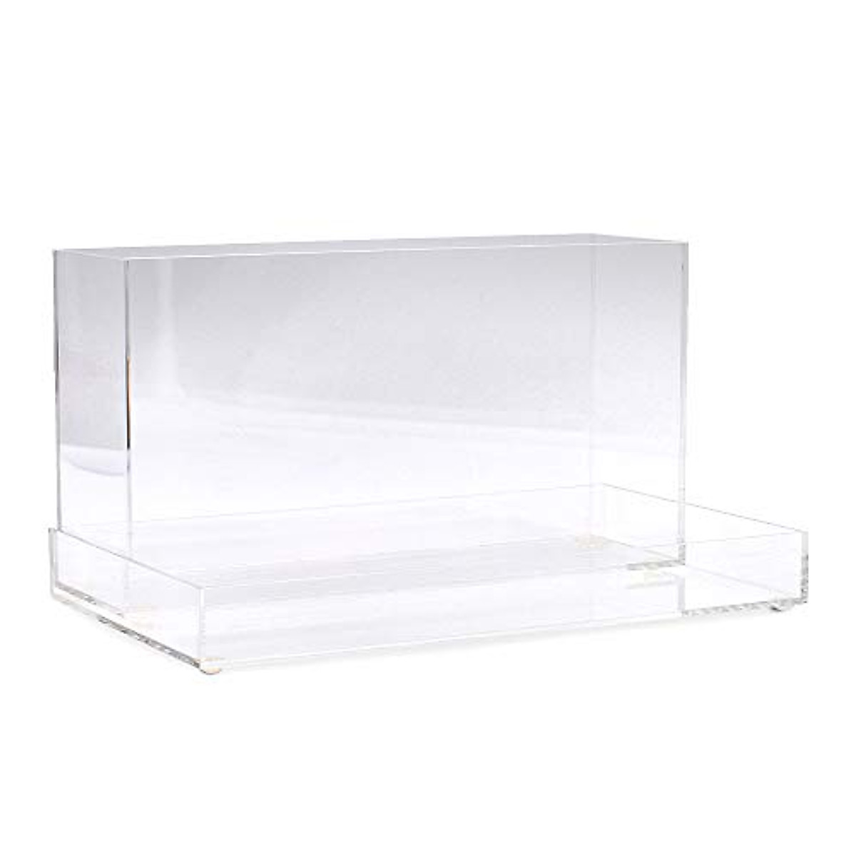 pbf PHOTO BOOTH FRAMES Acrylic Desk Organizer- 5 Pieces- Clear Desk Accessories Organizer Pen Pencil Holder Office Desktop Organizer set