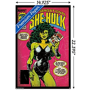 Trends International Marvel Comics - She-Hulk - The Sensational She-Hulk #1 Wall Poster, 14.725" x 22.375", Premium Unframed Version