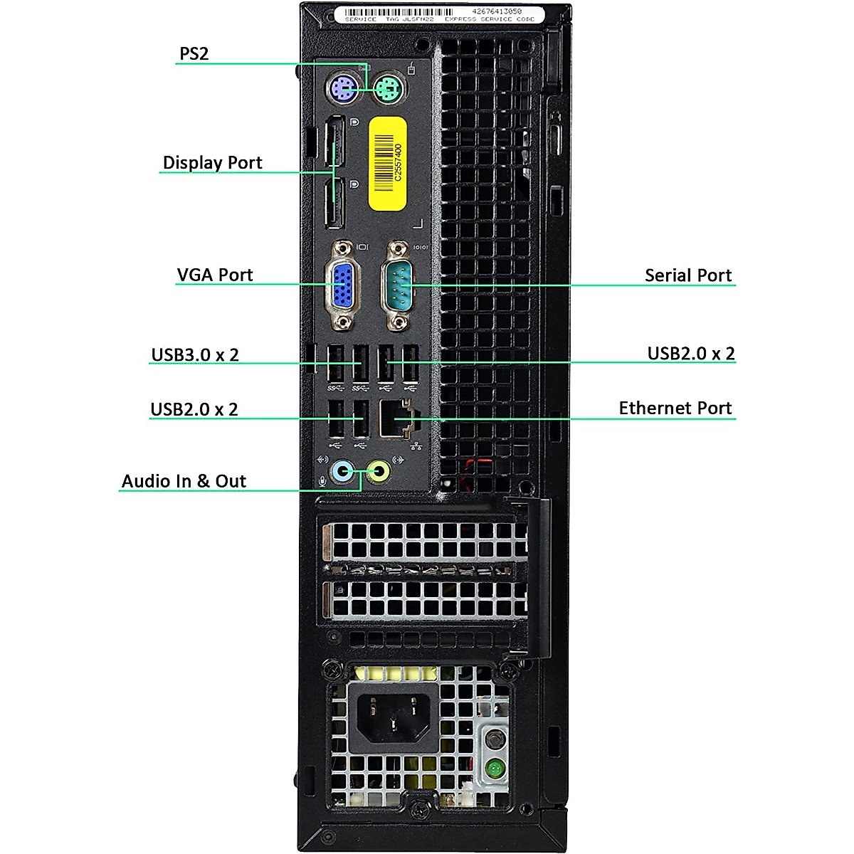 Dell Optiplex 7010 Desktop Computer - Intel Core i7 Up to 3.8GHz Max Turbo Frequency, 16GB DDR3, New 2TB(2000 GB) SSD, Windows 10 Pro 64-Bit, WiFi, USB 3.0, 2X Display Port (Renewed)