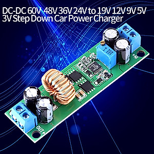 dc Converter Module,DC-DC Step Down Converter Adjustable Supply Module 6.5V-60V to 1.25-30V 10A