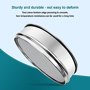 LVDALAB 304 Stainless Steel Mesh Lab Sieve, 325 Mesh (0.045mm) Aperture Test Sieve, 7.9Inch(20cm) Diameter Economy Standard Analysis Sample Test Sieves for Industrial Laboratory Homes