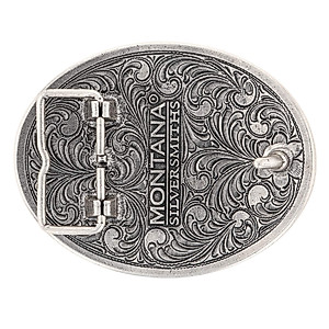 Montana Silversmiths Southwest Collection Attitude Western Belt Buckle (Two-Tone Lone Star Multicolor)