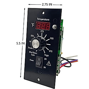 Replacement for Traeger Digital Controller kit, Compatible with Traeger Pellet Wood Pellet Grills, with 7" RTD Temperature Sensor and Igniter Hot Rod Kit