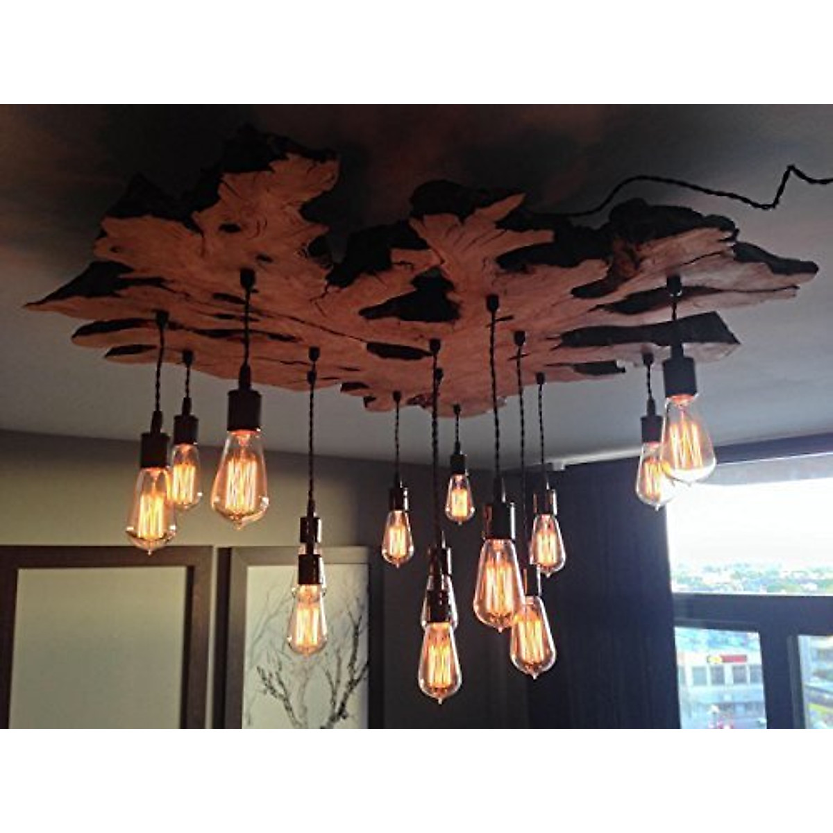 CTKcom Vintage Edison Light Bulbs(2 Pack)- 40W ST58 Vintage Squirrel Cage Filament E26/E27 Base,Antique Incandescent Bulb,Vintage Teardrop Top Lamps for Home Light Fixtures E26/E27 110V-130V