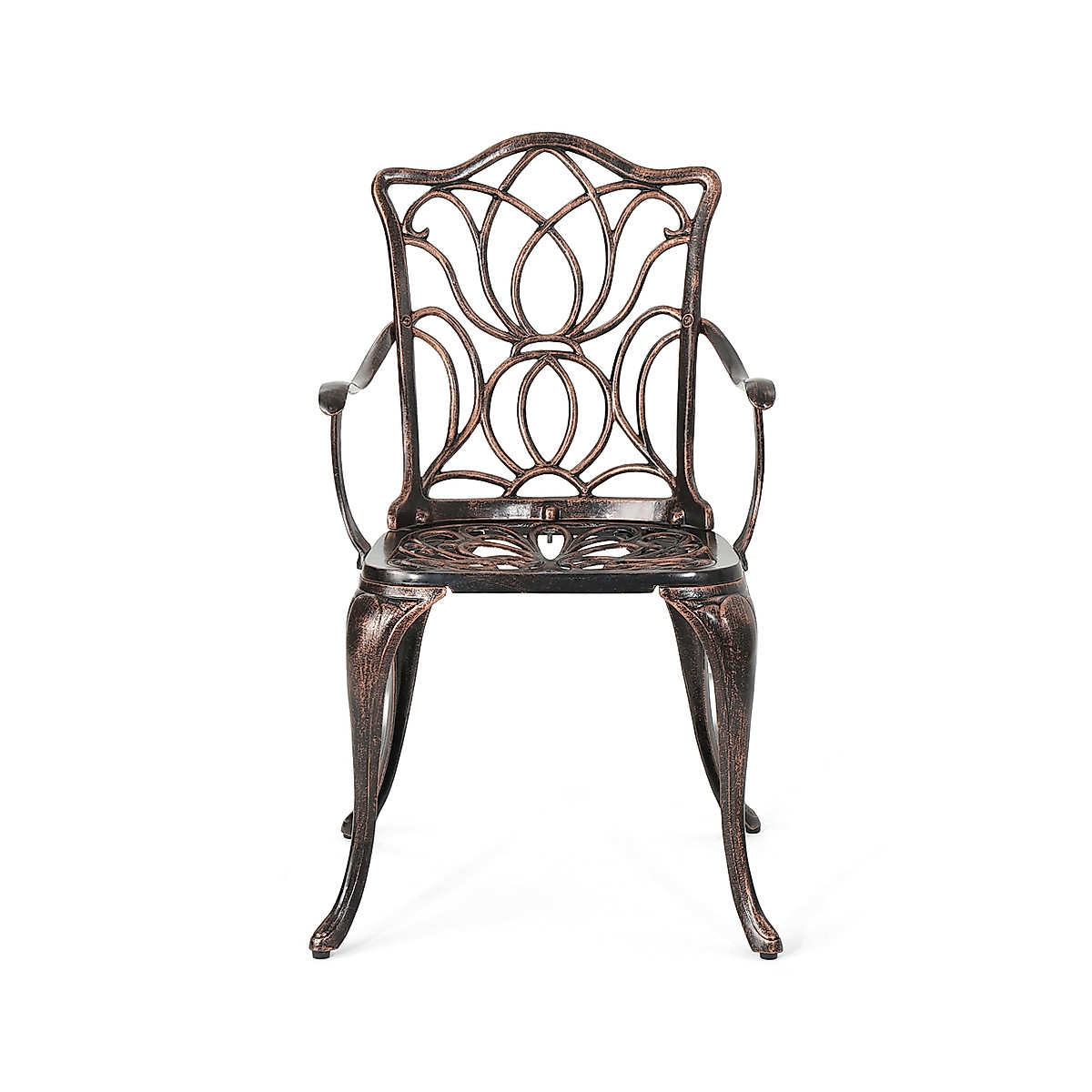 Christopher Knight Home 318132 Tucson Dining Chair, Black Copper