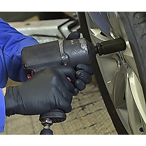 Adenna Shadow Black Nitrile Powder Free Exam Gloves (100 Box)