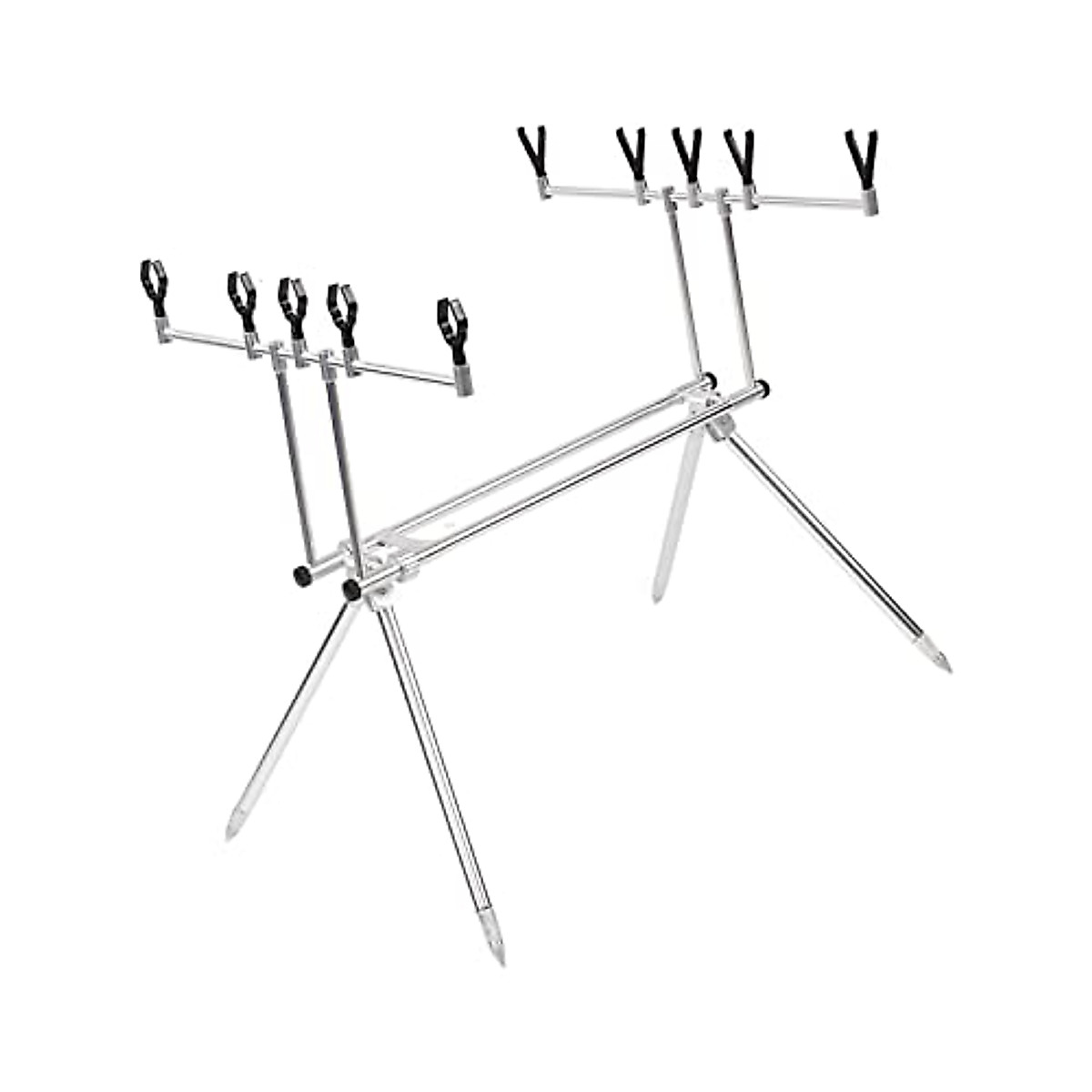 Velaurs Fishing Rod Stand Holder, Fishing Accessory Aluminium Alloy Material for Outdoor for Fishing