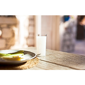 Premium Quality Plastic Drinking 8.1-ounce Glasses, Clear, Unbreakable Polycarbonate Highball Tumblers for Water, Juice, Cocktails, Dishwasher Safe, Tall for Indoor Outdoor Use, Reusable (Set of 12)