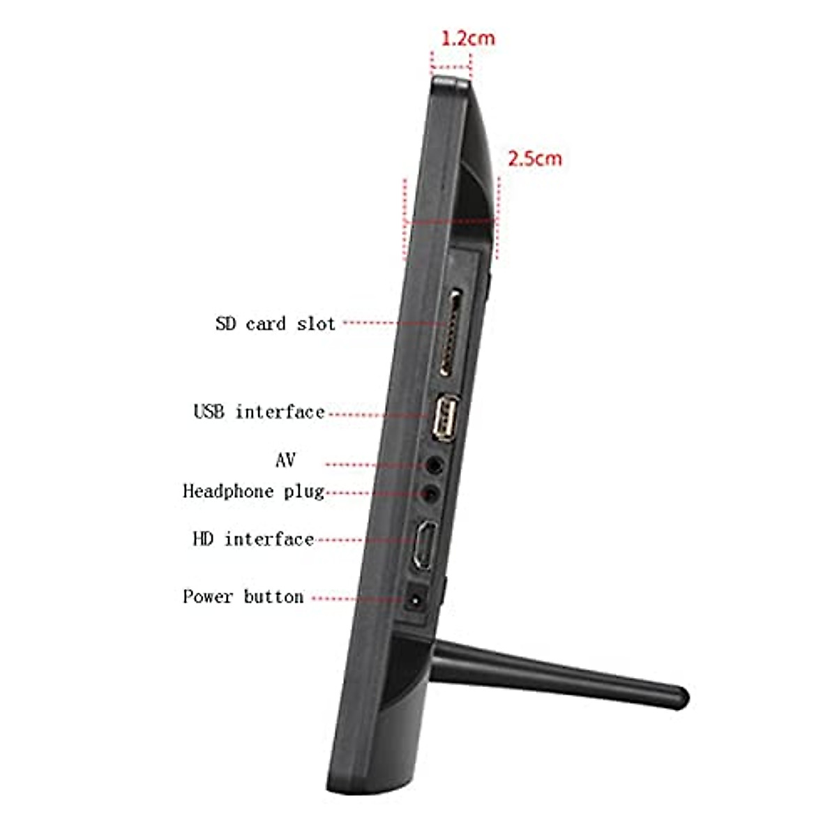 Full Viewing Angle IPS HD Electronic Photo Frame 13 inch Digital Photo Frame Electronic Album 1080P Video Player Advertising Player