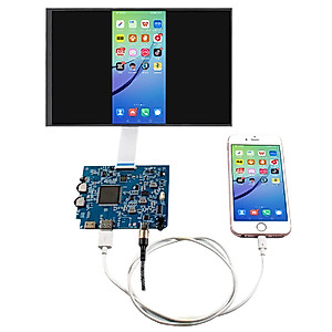 VSDISPLAY 10.1 Inch 1280x800 IPS LCD Screen with Mini HD-MI USB LCD Controller Board VS-TY266H-V837,Supports Image Rotation,for Phone/PC/Laptop/Computer Extended Display Panel
