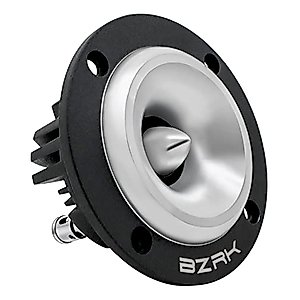 (Single Speaker) BZRK Audio SST-160 Titanium Bullet Super Tweeter 160 Watts Max Single Speaker, Black