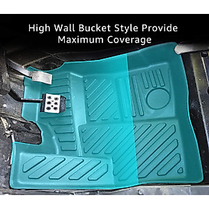 RZR Front Floor Mats, A&UTV PRO Floor Liners All Weather Protection Compatible for 2014-2023 Polaris RZR XP 1000 900 S XC Turbo 2 Doors Accessories Replace # 2880414