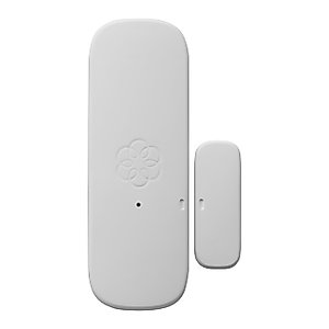 Ooma Door and Window Sensor, works with Ooma Smart Home Security. No contracts and free self-monitor plan. Optional professional monitoring, motion, keypad, water sensor, and garage door sensor