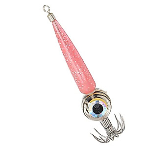 Qinlorgo Fishing Lure Light Hook, Integrated Injection molding Eye Shape Design, Outdoor lamp Tackle Tools for