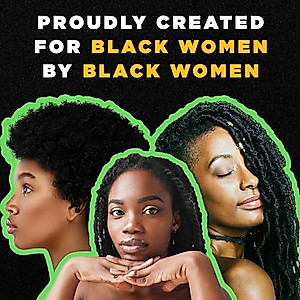 MY BLACK IS BEAUTIFUL Detangler Spray, Sulfate Free, for Curly and Coily Hair with Coconut Oil, Honey and Turmeric, 7.6 fl oz