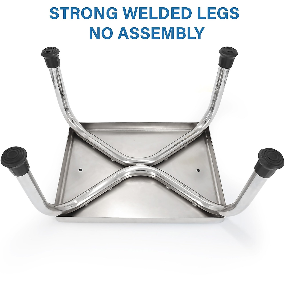 FSA/HSA Eligible, Vaunn Medical Foot Step Stool 350lbs Heavy-Duty Welded Steel Legs, Fully Welded Single Construction Frame, Anti-Skid Rubber Platform