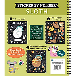 Brain Games - Sticker by Number: Sloth