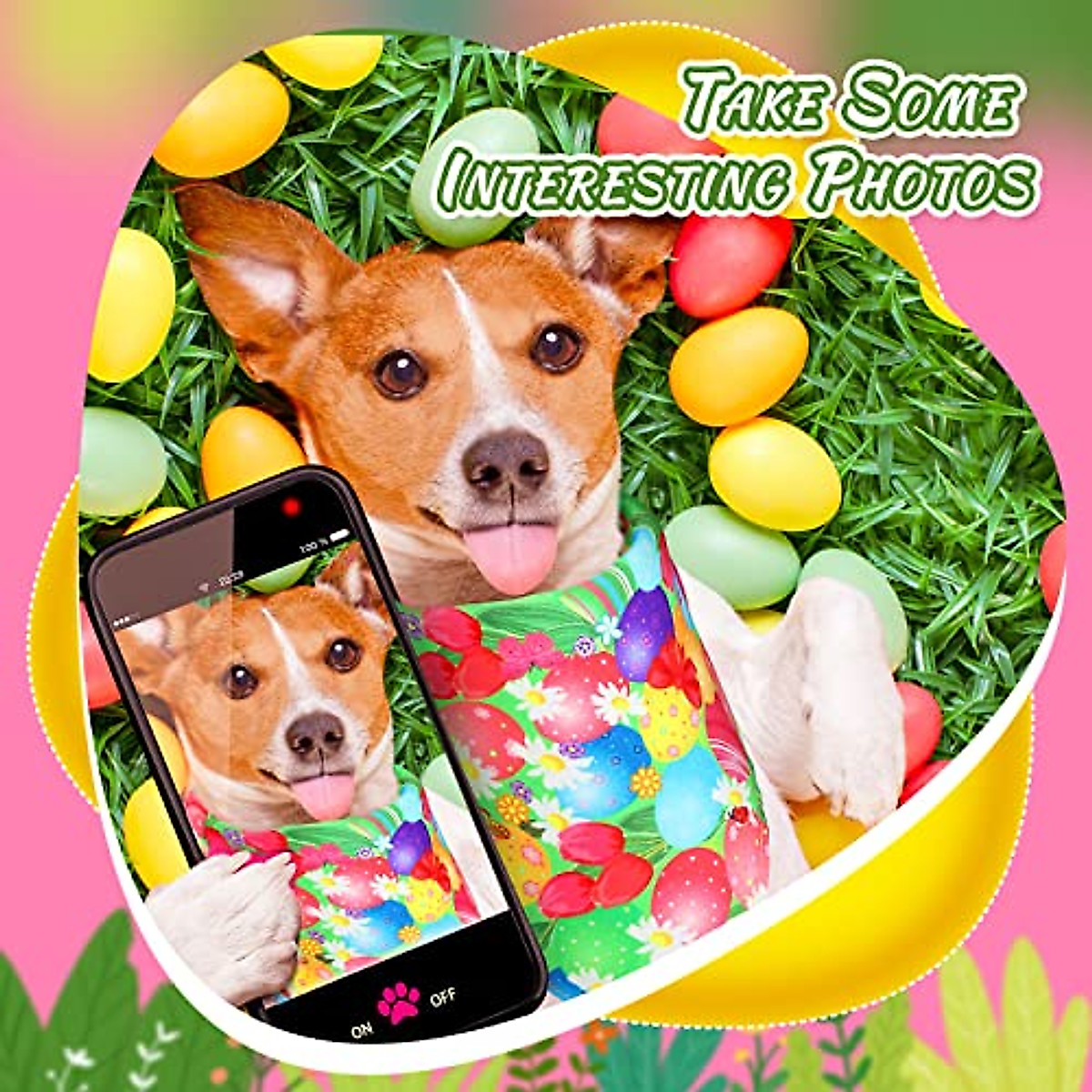 14 Pieces Easter Dog Bandanas Set Egg Bunny Rabbit Triangle Dog Scarf Bib Holiday Seasonal Dog Bandana Washable PET Kerchief Spring Bandana Dog Scarf for Medium to Large Dogs Cats