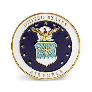 Air Force Armed Forces Prayer Coin - USAF Valor Challenge Coin-Gifts for Air Force-Certified Disabled USMC Vet Owned Business