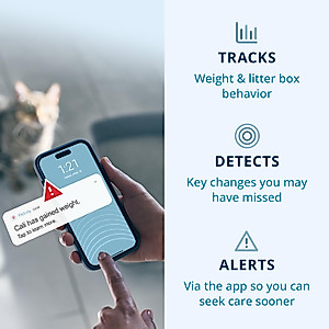 Petivity Smart Litterbox Health Monitoring System for Cat Health