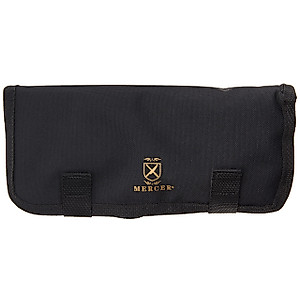 Mercer Culinary Genesis 7-Piece Forged Steak Knife Set, Steel/Black