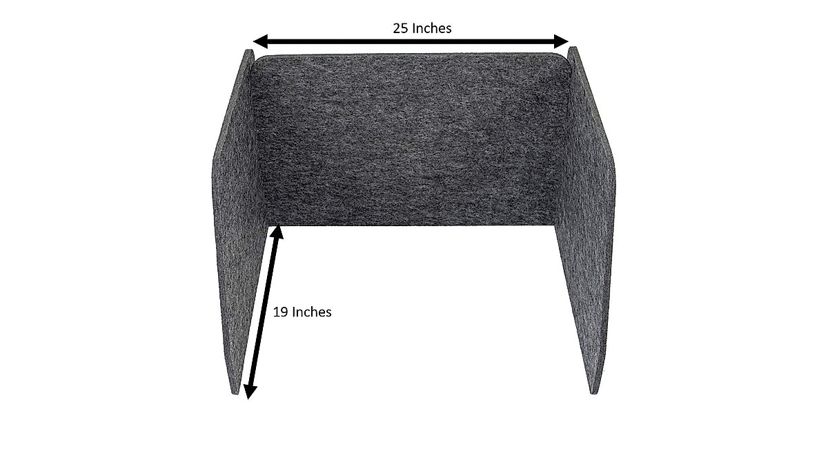 Acoustic Desk Divider for Noise Reduction and Privacy | Sound Absorbing ...