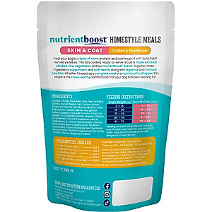 Solid Gold Homestyle Meals Wet Dog Food - Soft Dog Food Made with Real Chicken for Picky Eaters - Dog Toppers for Dry Food, Full Meal Replacement, or Treat - Fresh Dog Food Refrigerated - 9oz/6ct