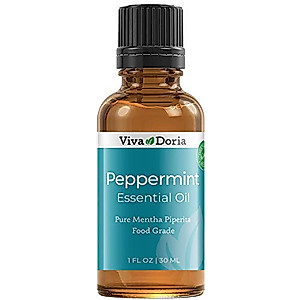 Viva Doria 100% Pure Northwest Peppermint Essential Oil, Undiluted, Food Grade, Steam Distilled, Made in USA, 30 mL (1 Fluid Ounce)