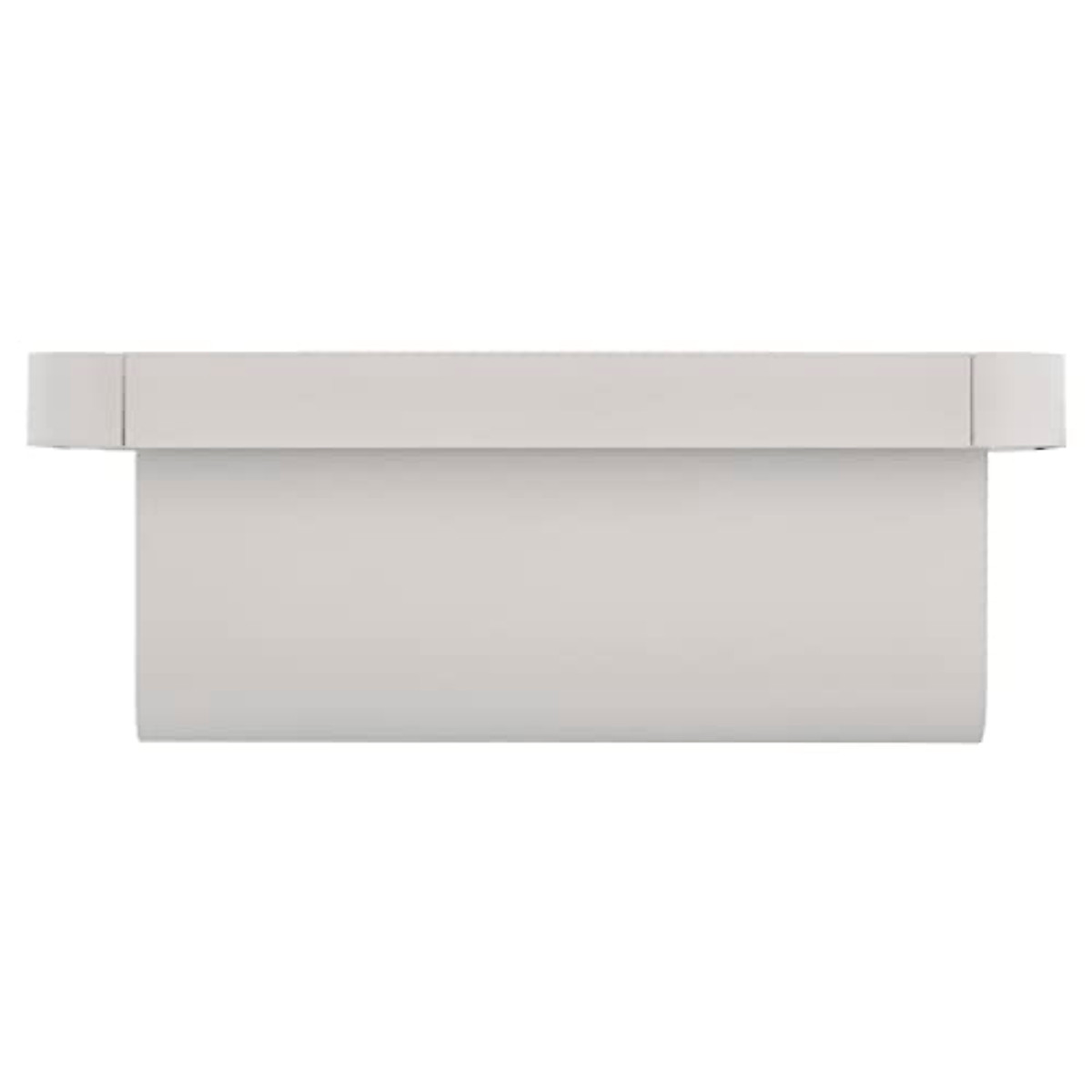 Zone Denmark Rim Shower Caddy - Effortless Organization and Elegance The Ultimate Solution for Stylish Bathroom Storage and Convenience - Featuring Sleek Design, Durable Construction- (White)