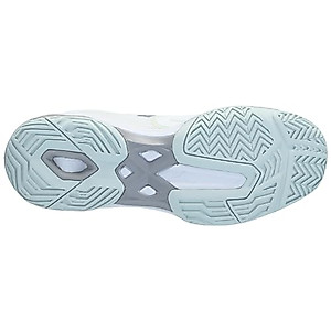 Mizuno Wave Exceed Light 2 AC Women Sneaker, White-Metallic Grey, 6.5