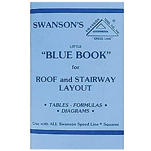 Swanson Tool Co S0107 "Big 12" 12-Inch Speed Square Layout Tool with Blue Book