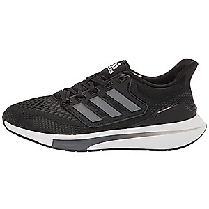 adidas Men's EQ21 Running Shoe Black/Iron Metallic/Carbon 10