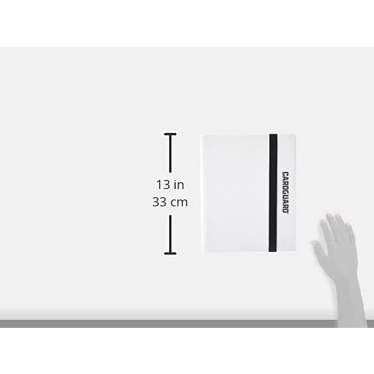 CardGuard Trading Card Pro-Folio, 9-Pocket Side-Loading Pages, Holds 360 Cards, White