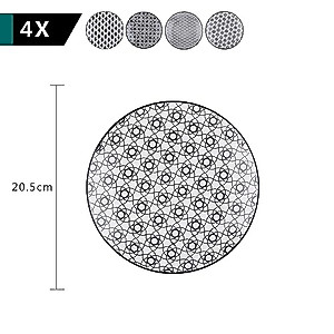 IHIPPO Dinnerware Set Unbreakable, Dishwasher Safe 4-Pieces 4 Design Japanese Style Dinner Plates and Bowls Set Porcelain Dessert Plate Set Hand Painted Kitchen Dessert/Salad/Fruit Plate Set