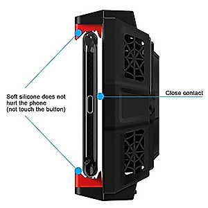 BBSJ Mobile Phone Radiator Cooling Back Clip Semiconductor Cooling Fan Game Handle Mobile Phone Cooling Artifact