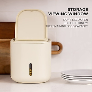 Zuutii Food Storage Container,Rice Container, Dry Food Storage, Pet Food Dispenser, 6.9Qt Large Storage Bin with Lid,Silicone Sealed & Moisture Proof, for Grain Cereal Soybean Corn