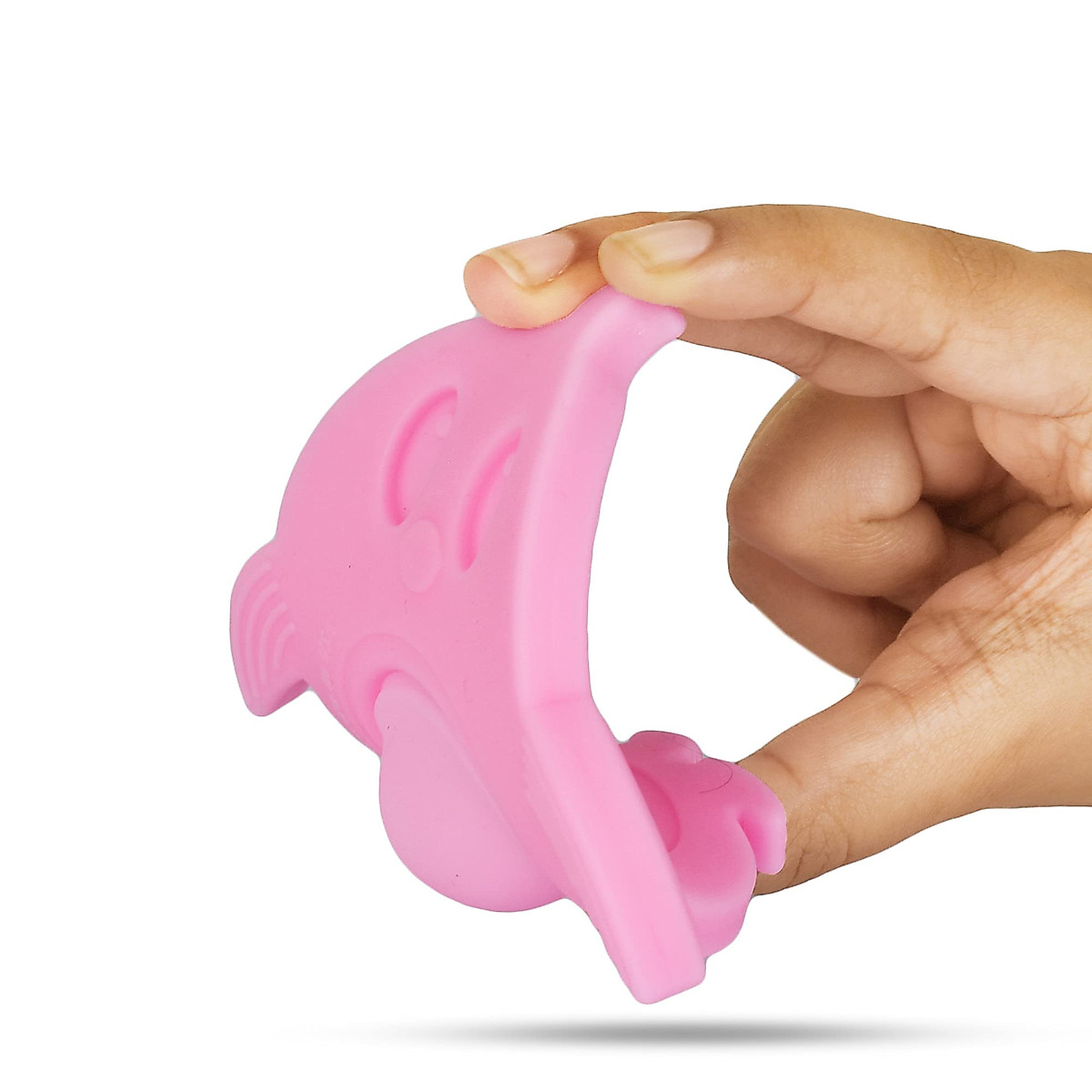 Eztotz Popz Baby Teether Toy - Made in The USA - Pop It Sensory Toys for 0-6 Months + - 100% Silicone Dimple Popper for Newborns and Infants - BPA Free