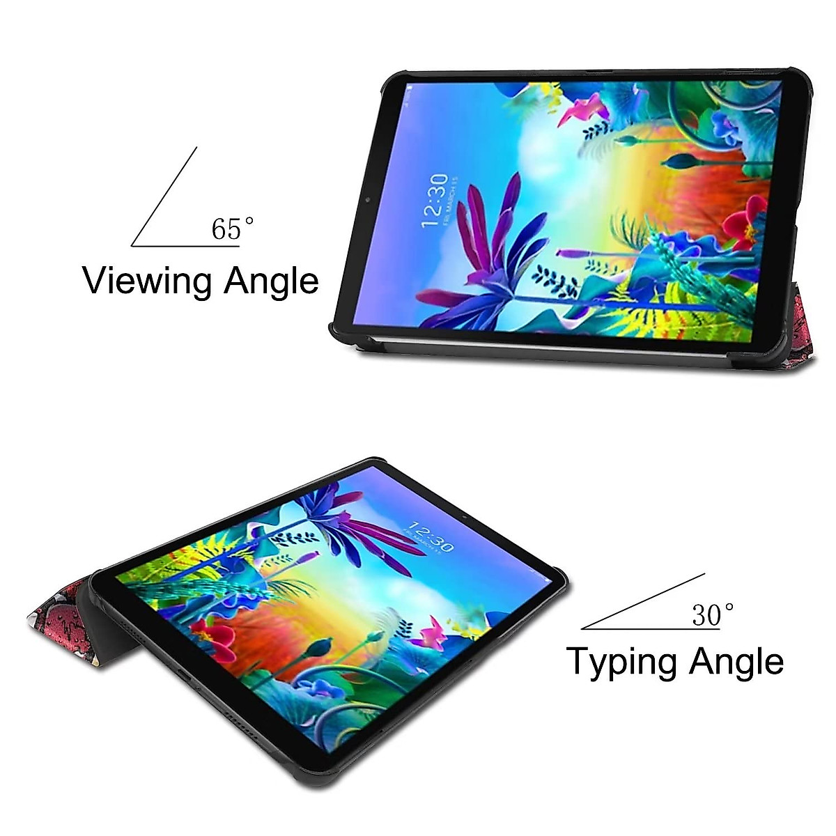 Case for Lenovo Tab M10 HD TB-X505F/X505L/X505X,Light Weight Slim Tri-Fold Shockproof Magnetic Stand Leather Cover Case for Lenovo Tab M10 10.1 inch (TB-X605F) (Graffiti)