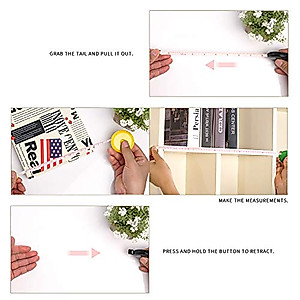DiCUNO 60-Inch 1.5 Meter Soft Retractable Measuring Tape, Pocket, Body Tailor Sewing Craft Cloth Tape Measure (8 Colors Package)