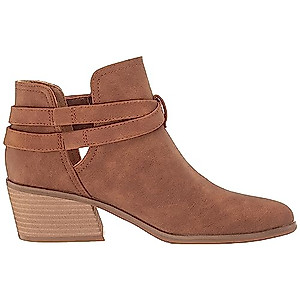 Dr. Scholl's Shoes Women's Literally Ankle Bootie Honey Brown Smooth 10 M