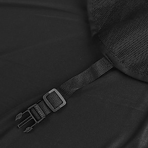 Universal Stroller Sun Shade Sun Shield Anti-UV Pushchair Sun Cover Windproof Umbrella Breathable Car Seats Sunshade Awning with Adjustable Strap Canopy Accessories for Toddlers Outdoor Use (Black)