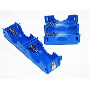Package of 4 D-Cell Battery Holders for Parallel or Series Connections