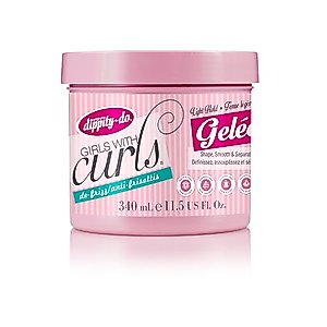 Dippity Do Girls with Curls Light Hold Gelee - Shape, Smoothe & Separate Your Curls - Formulated with Aloe, Vitamin E & Wheat Protein for Frizz-Free & Never Crunchy Curls - 340 mL/11.5 fl oz