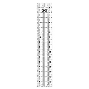 Mr. Pen- Sewing Ruler, 3 x17 Inch, Acrylic Ruler, Quilting Ruler, Cutting Ruler, Acrylic Ruler for Cutting Fabric, Rulers for Quilting and Sewing, Non Slip Quilt Rulers, Sewing Supplies