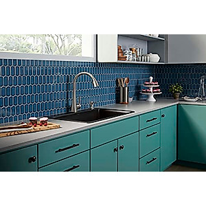 KOHLER R26281-SD-VS Maxton Touchless Pull-Down Kitchen Faucet with Soap Dispenser, Kitchen Sink Faucet with Pull Down Sprayer, Touchless Activation Faucet, Vibrant Stainless